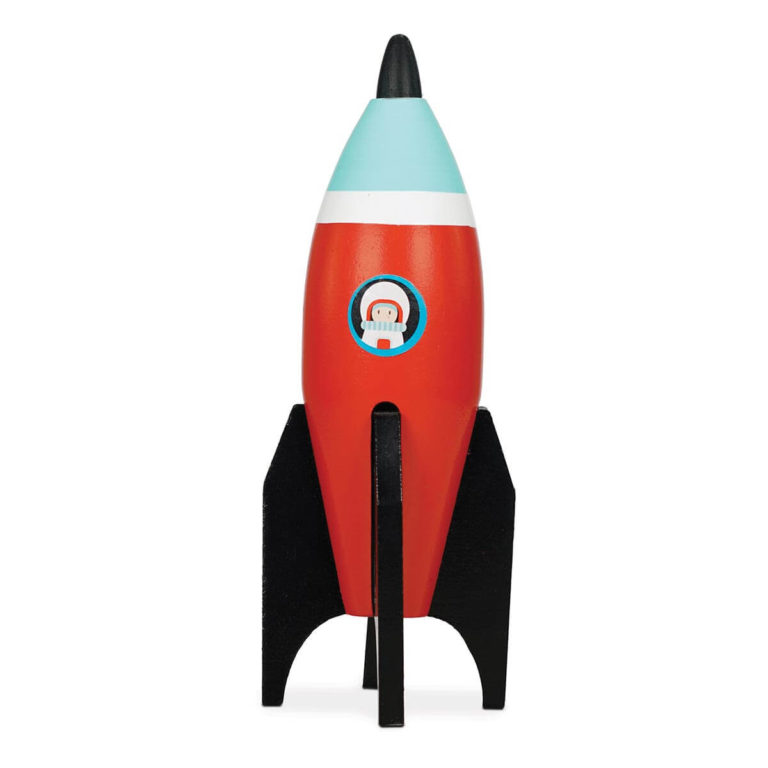 rote Rakete aus Holz // Le Toy Van // für kreatives spielen